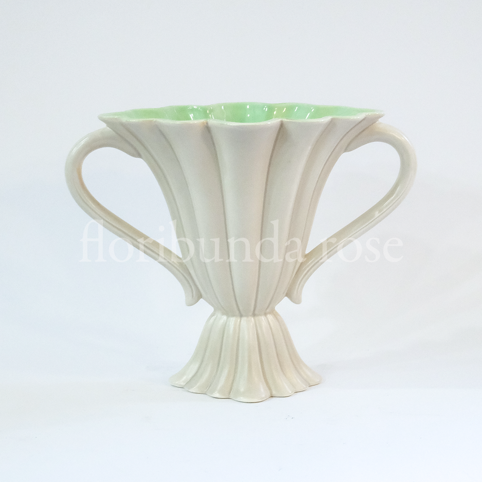 Tall Constance Spry Style Mantel Vase – Floribunda Rose
